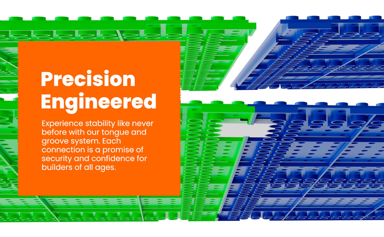 48" x 72" Sky Blue Baseplate - Slab Dream Lab