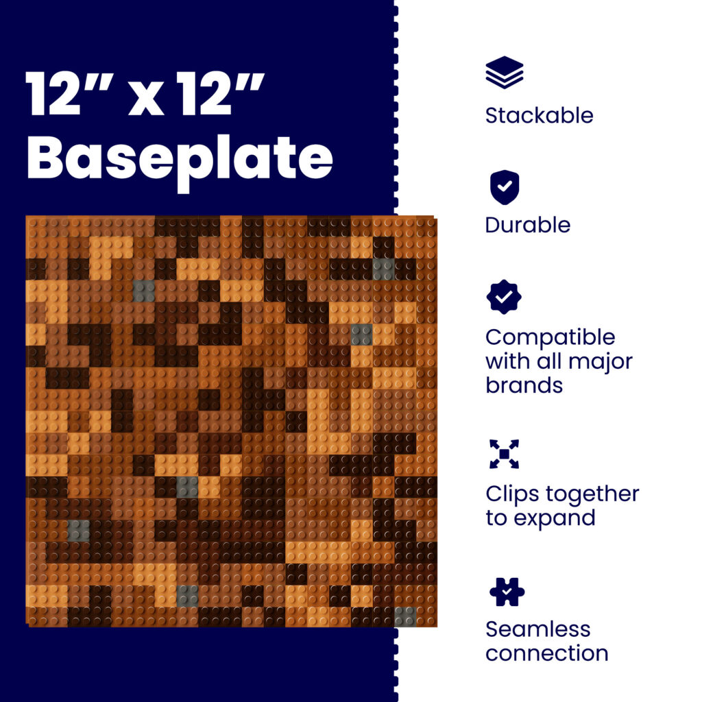 Brown Mosaic Baseplate - Slab Dream Lab