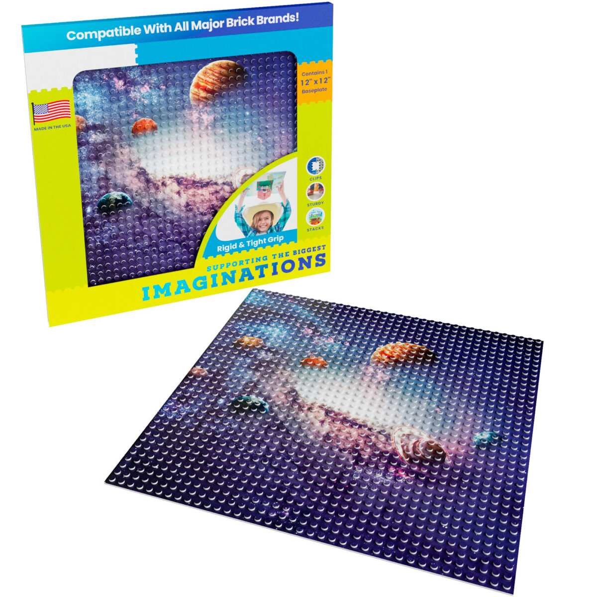 Galaxy Vortex Baseplate - Slab Dream Lab