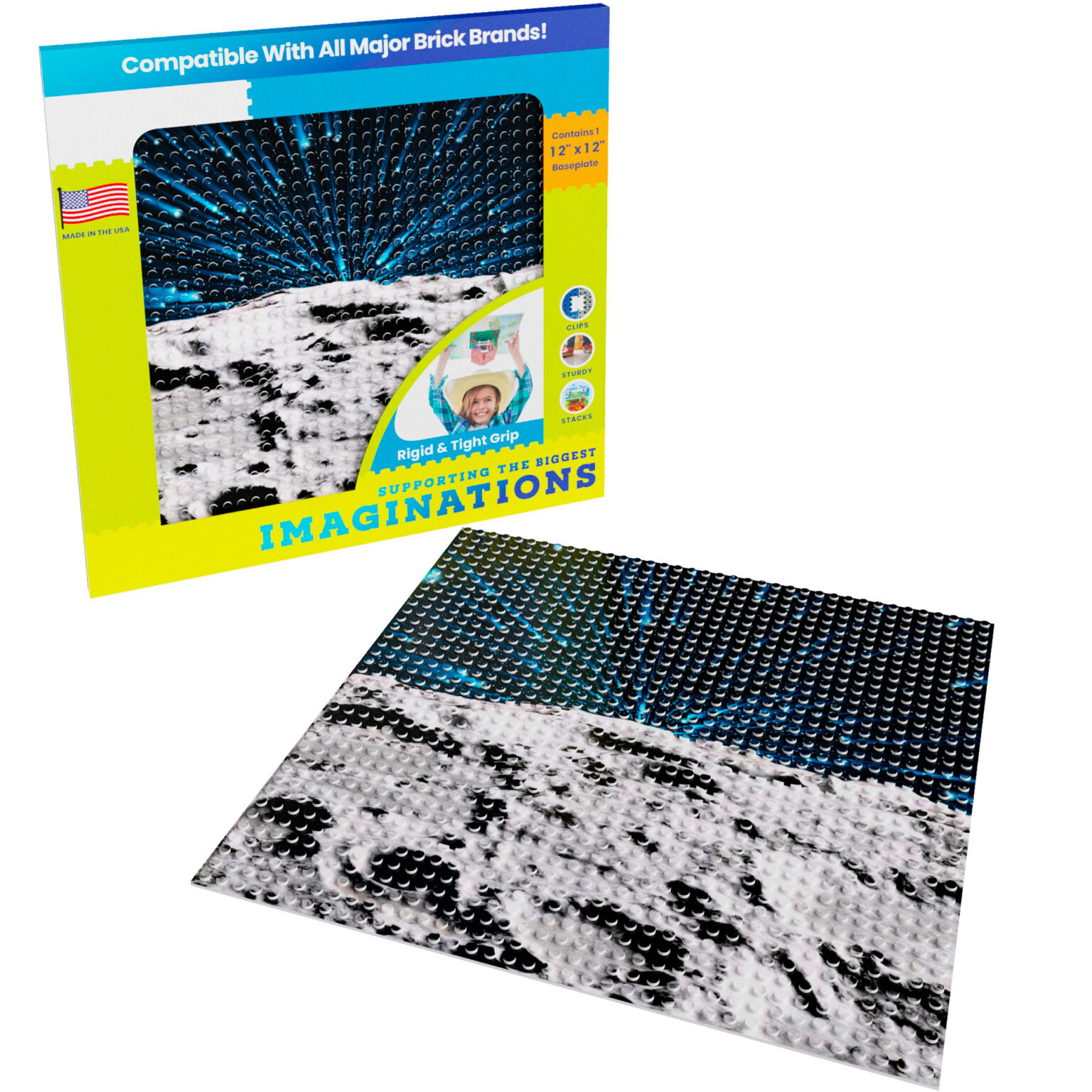 24" x 48" Lunar Warp Baseplate - Slab Dream Lab