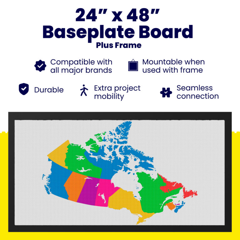 24" x 48" Canadian Map Baseplate - Slab Dream Lab