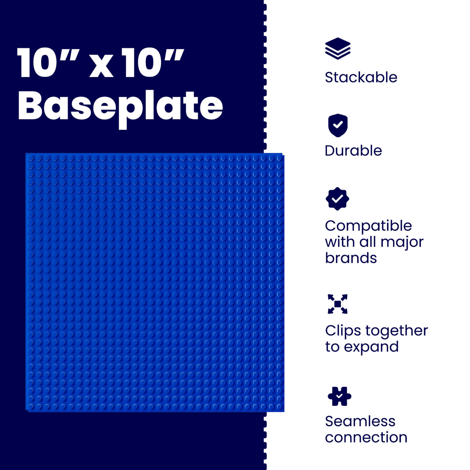 10" Blue Baseplate - Slab Dream Lab